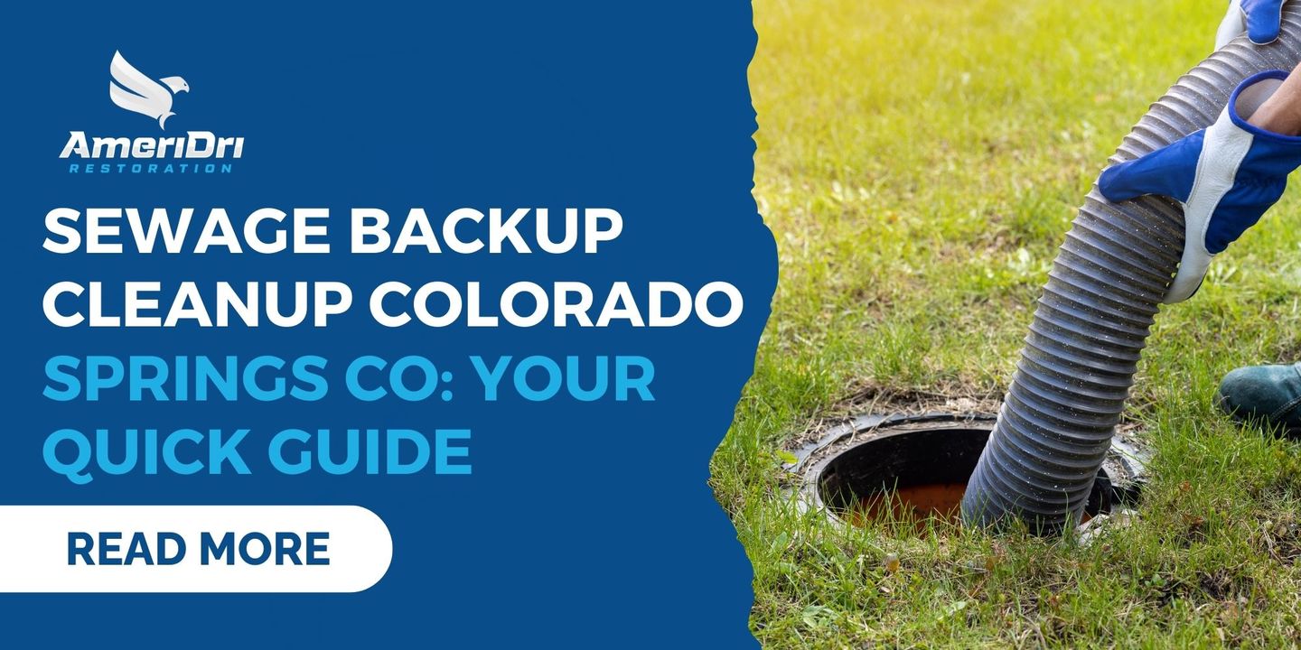 Sewage Backup Cleanup Colorado Springs CO: Your Quick Guide - Ameridri ...